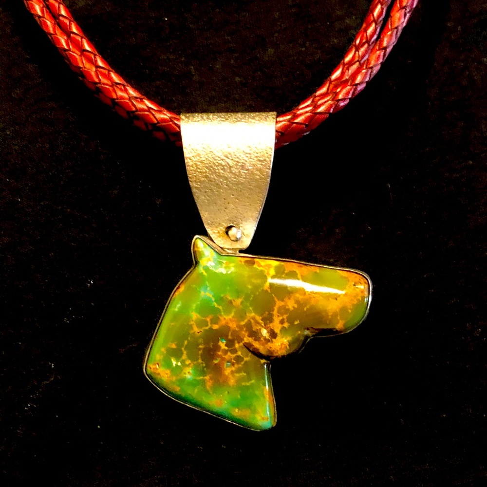 Santa Fe Artist Ralph Sena Reversible Necklace - Gem
